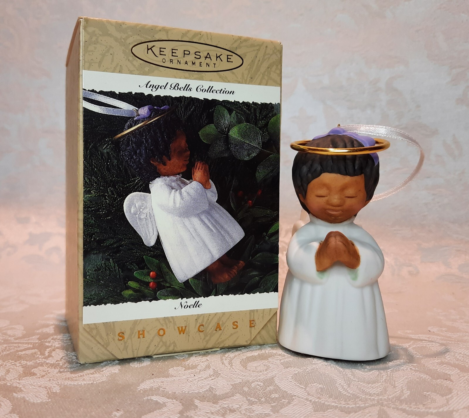 Hallmark Keepsake 1995 Noelle Angel Bells Collection Christmas Ornament ...