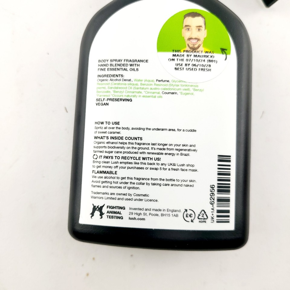 Lush Sticky Dates Body Spray - 200ml - Limited Edition - NEW | eBay UK