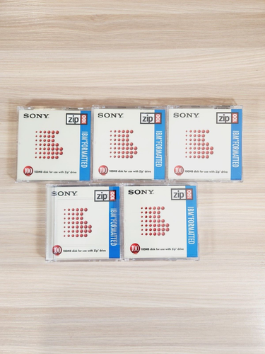 Sony Zip Disks 100 MB Formatted for IBM Lot of 5 Used | eBay