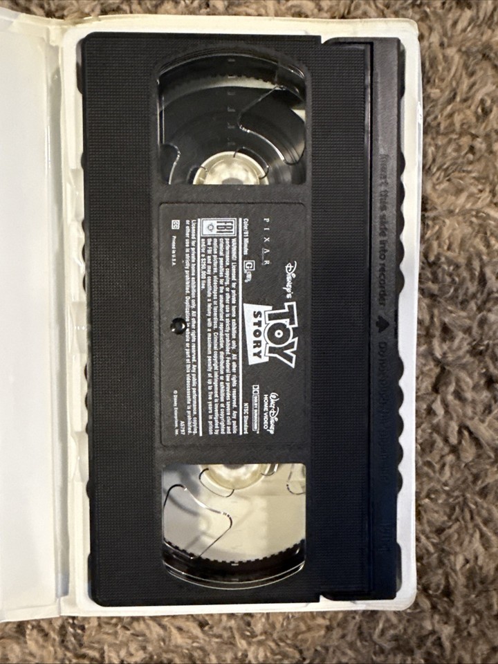 Disney Pixar Toy Story VHS 1995 Tape First Batch Movie Clamshell Case | eBay