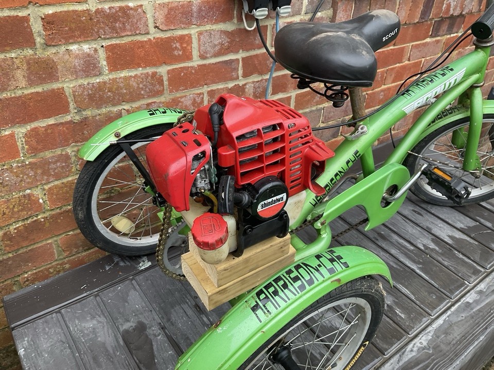 Trike Back Motor Petrol Powered Unfinished Project DIY Project | eBay UK