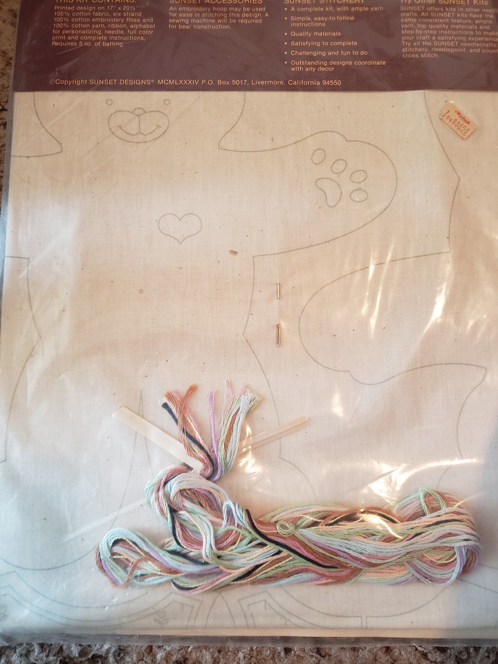 “This Bears My Love” Bear Making Kit #2886 by Sunset Stitchery | eBay