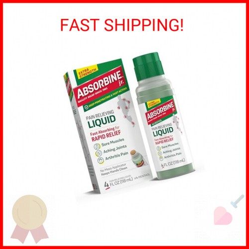 Absorbine Jr Plus Pain Relieving Liquid - 4oz for sale online | eBay