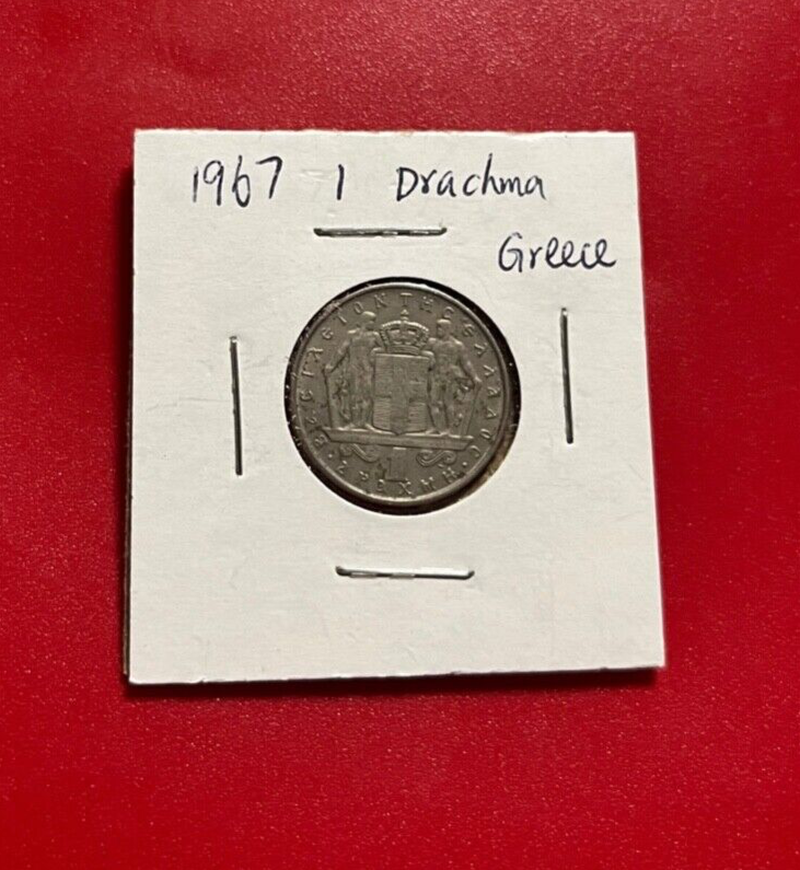 1967 GREECE 1 DRACHMA APAXMH COIN - NICE WORLD COIN !!! | eBay