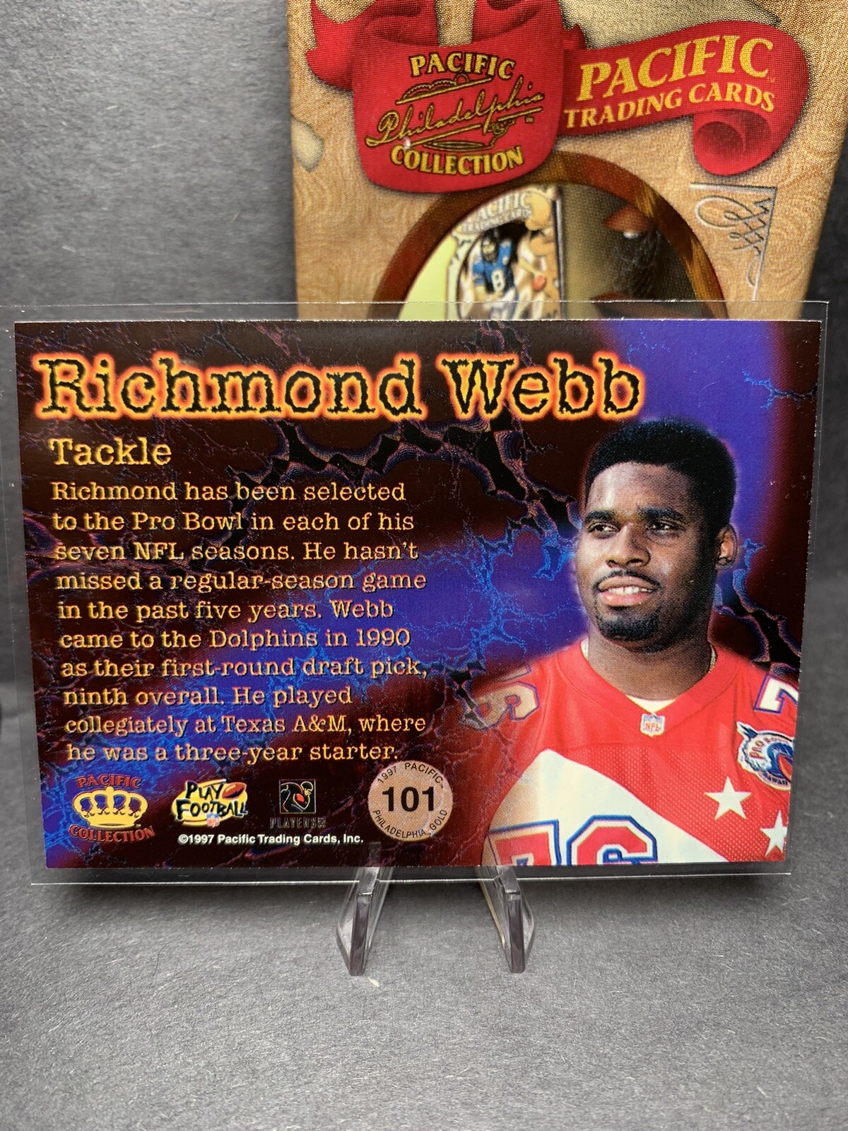 1997 Pacific Philadelphia - Philadelphia Gold #101 Richmond Webb for ...