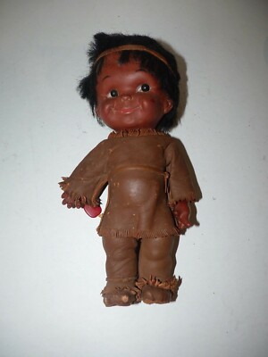 Vintage Lil Cubby Doll Native American Indian Boy Sioux Reservation ...