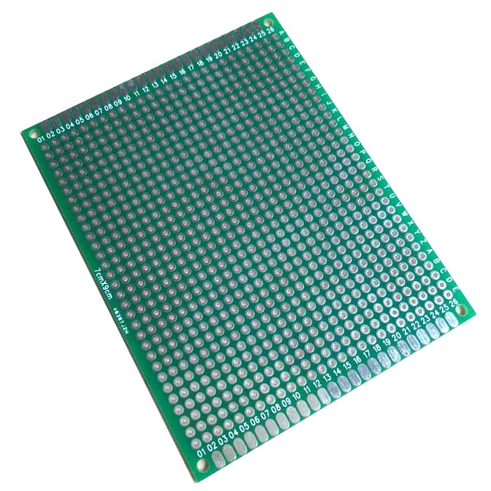 2PCS Double side Protoboard Circuit Universal DIY Prototype PCB Board ...