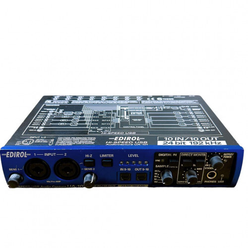 ROLAND Edirol UA-101 Hi-Speed USB Audio Capture Midi Interface 24bit ...