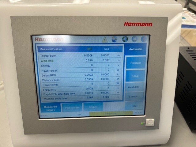 Herrmann Ultrasonic Welding Machine Vario B | eBay