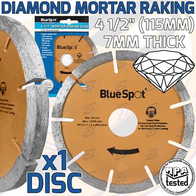 41/2" 115mm Mortar Raking Disc Diamond Mortar Joints Raking Disc ...