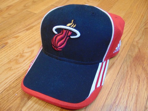 NEW VINTAGE ADIDAS NBA MIAMI HEAT STRAPBACK HAT OSFA | eBay
