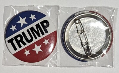 Trump Button (Limited Time Buy 1 Get 1 Free) | eBay