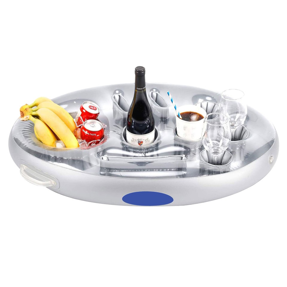 Floating Drinks Holder - Pool Drinks Stand Floats Floating Bar Pool ...