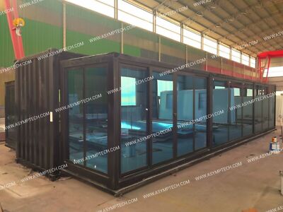 Prefabricated Dual Side Slideout 800 SQ. FT Container Building 40x20FT ...