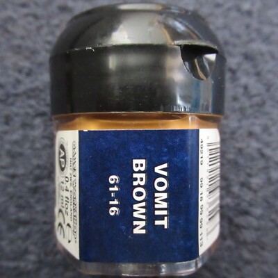 2003 Games Workshop Citadel Colour Acrylic Vomit Brown Paint Pot ...