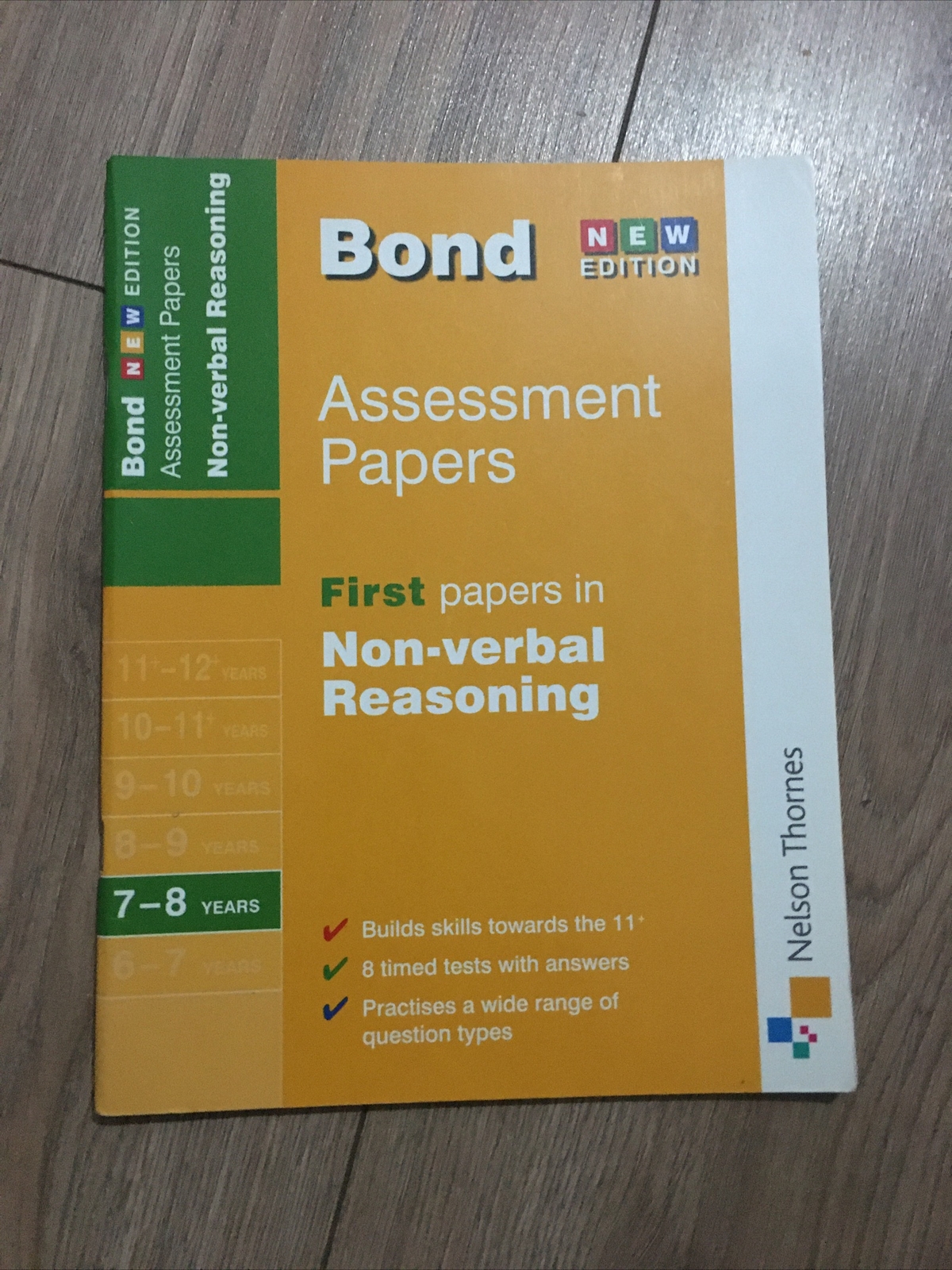 Bond First Papers in Non-verbal Reasoning 7-8 Years by Andrew Baines (Pamphlet, 2007) for sale ...