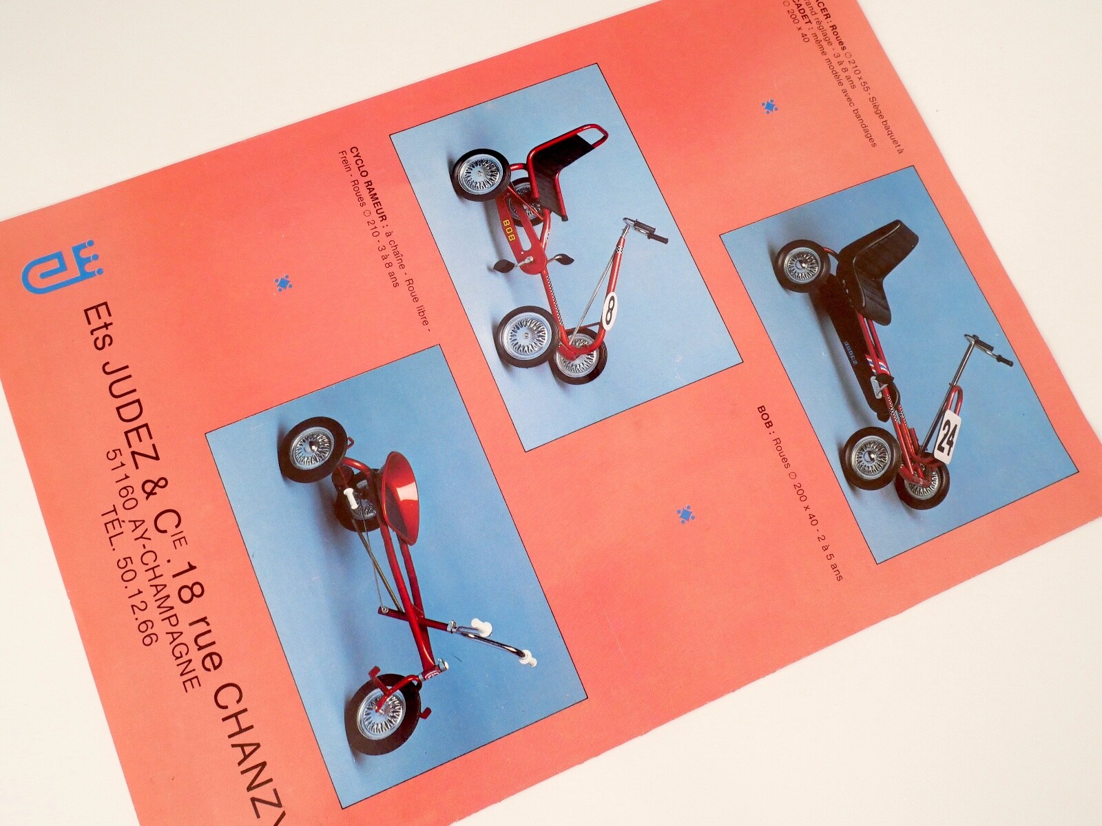 JUDEZ CATALOGUE JOUETS ANCIENS TRICYCLES KARTS TROTINETTES | eBay