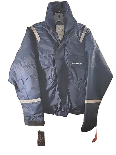 STEARNS POWERBOAT Adult Flotation Jacket Size XS Type III PFD Navy Blue ...