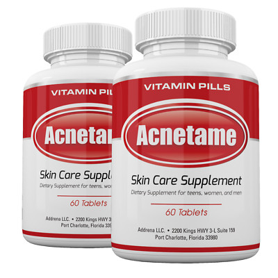Acnetame 2 Confezione 120 Pillole - Vitamina Integratori Per Acne ...