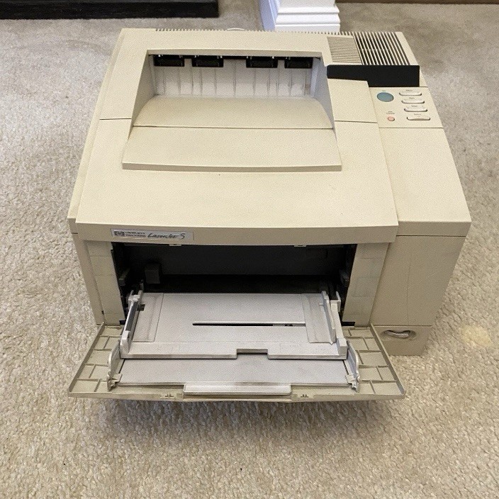 HP Laserjet 5M Vintage MonochromeLaser Printer 1996 (WORKING) (FOR ...