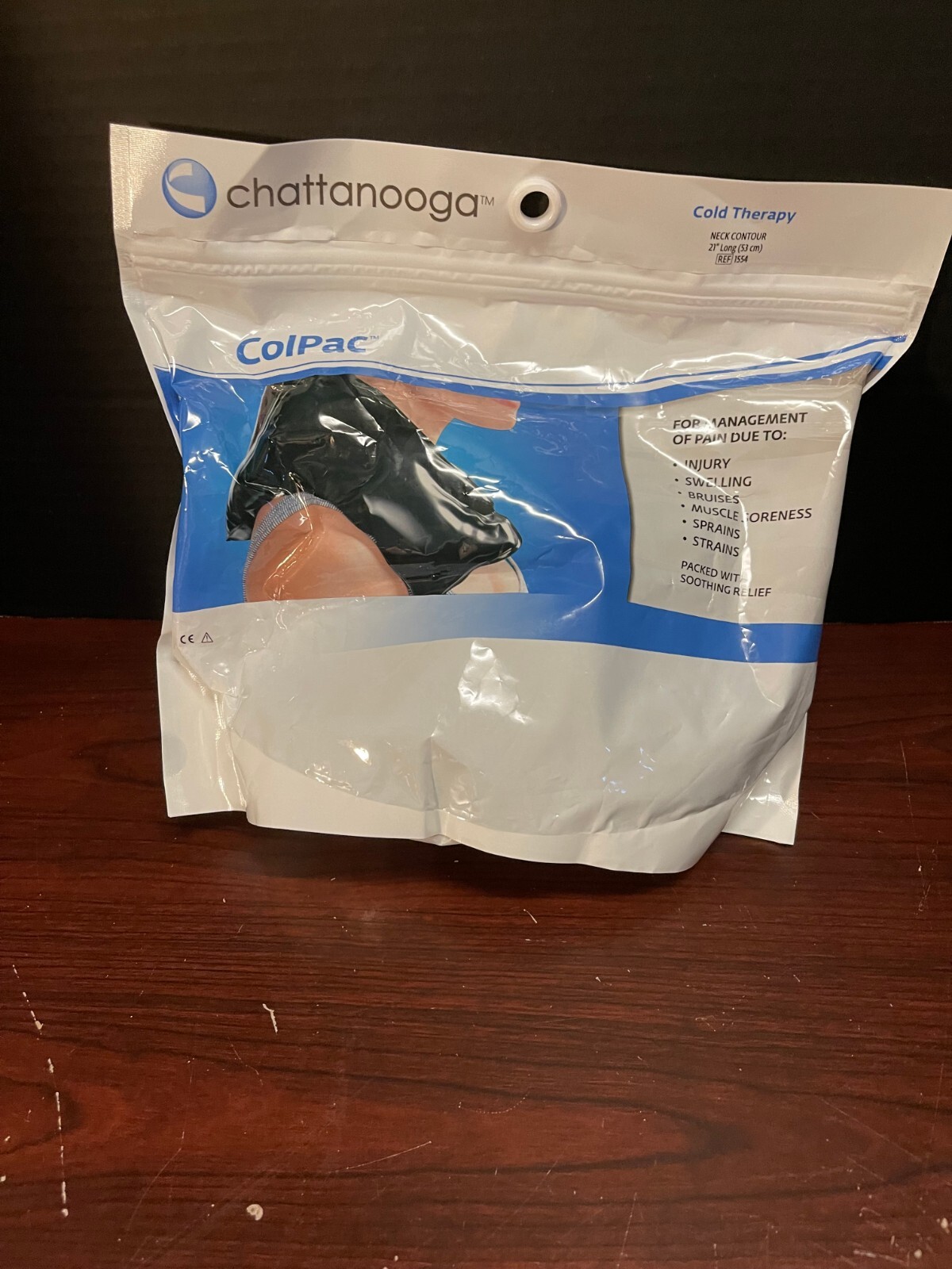Chattanooga ColPac Cold Therapy Black Polyurethane Neck Contour ...