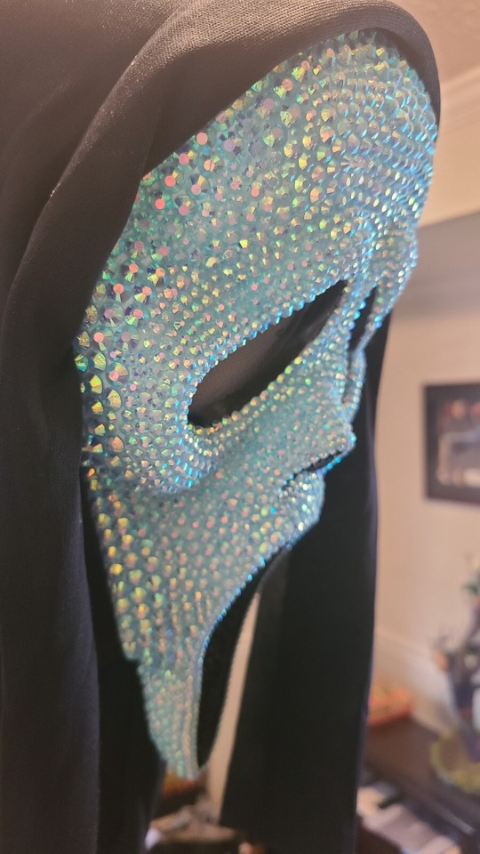 Ghost Face Scream Ghostface Glitter Pearl Sparkles Halloween or Cosplay ...