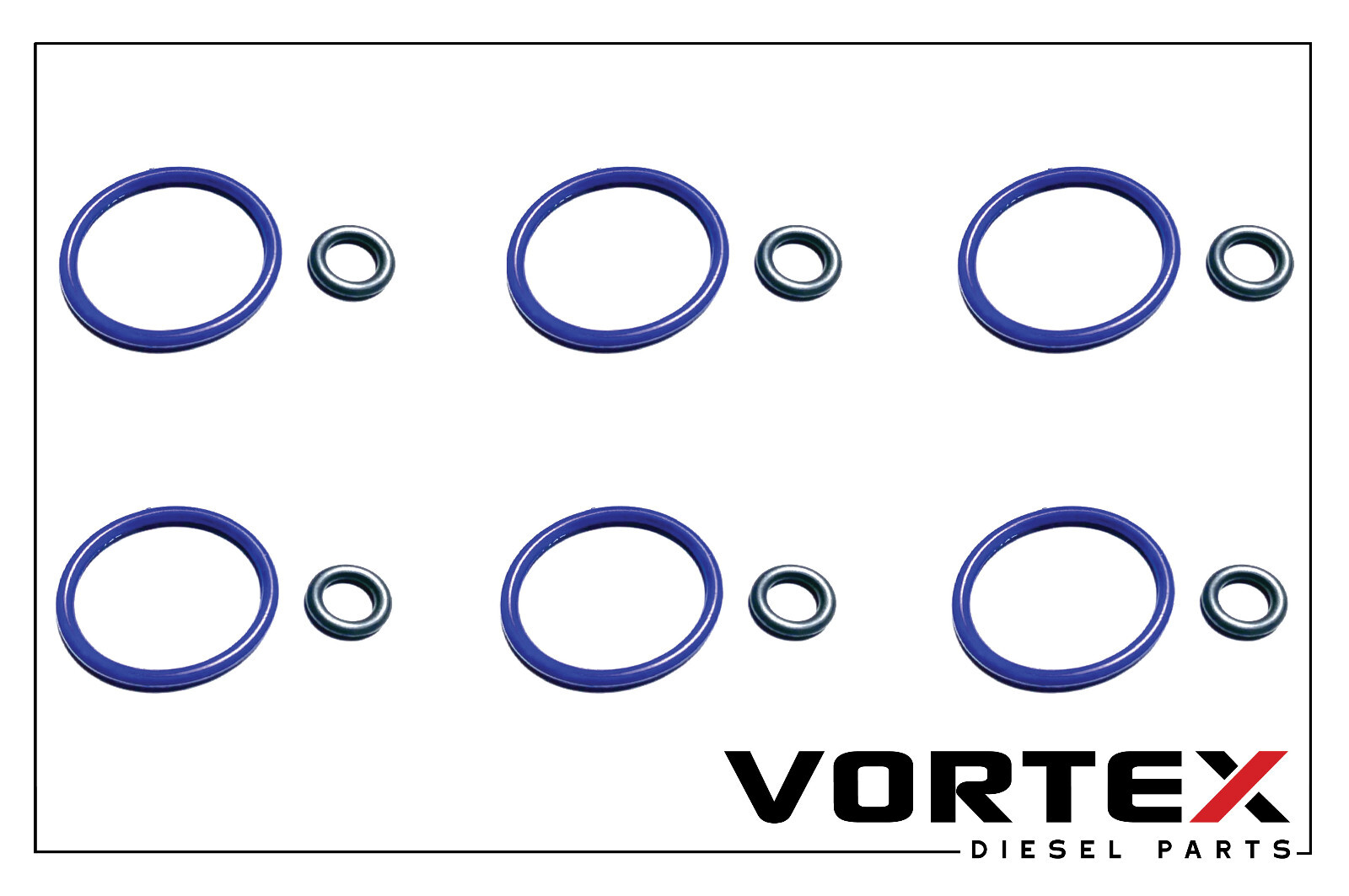 Caterpillar 3126 Injector Sleeve O-Ring/Seal Set of 6(1258274 1148718 ...