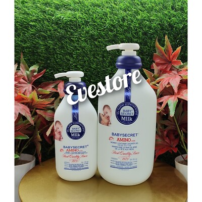 Baby Secret Milk Amino Acids Shower Gel 1000ml & Baby Milk 400ml | eBay