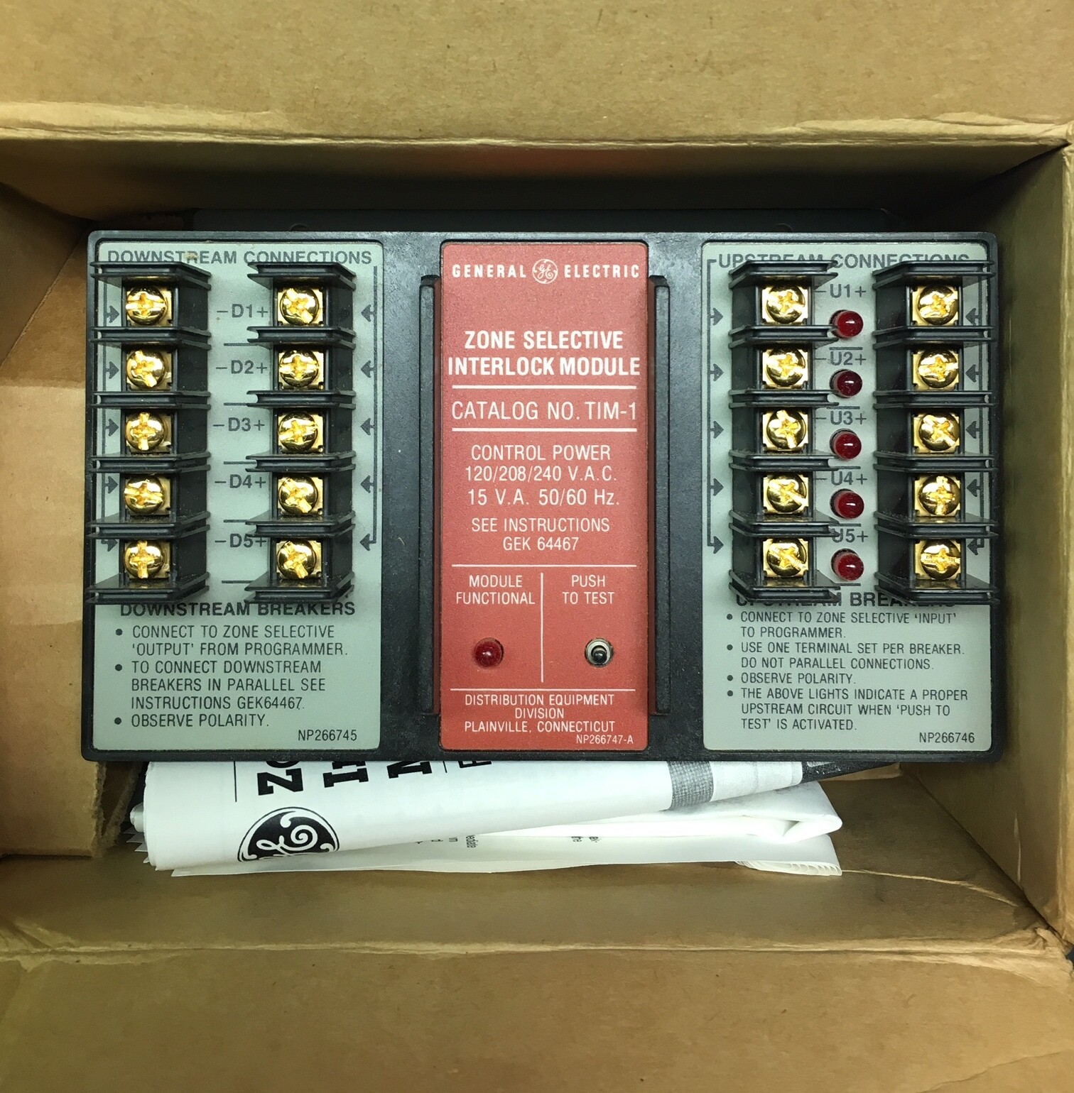 NEW IN BOX - General Electric Ge TIM-1 Zone Selective Interlock Module ...