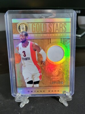2011-12 Panini Gold Standard Gold Stars Memorabilia #12 Dwayne Wade ...