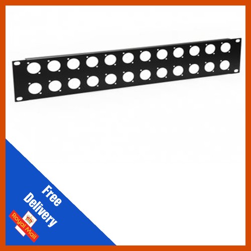 Penn Elcom 2U Rack Panel Punched For 24x XLR or Speakon | eBay