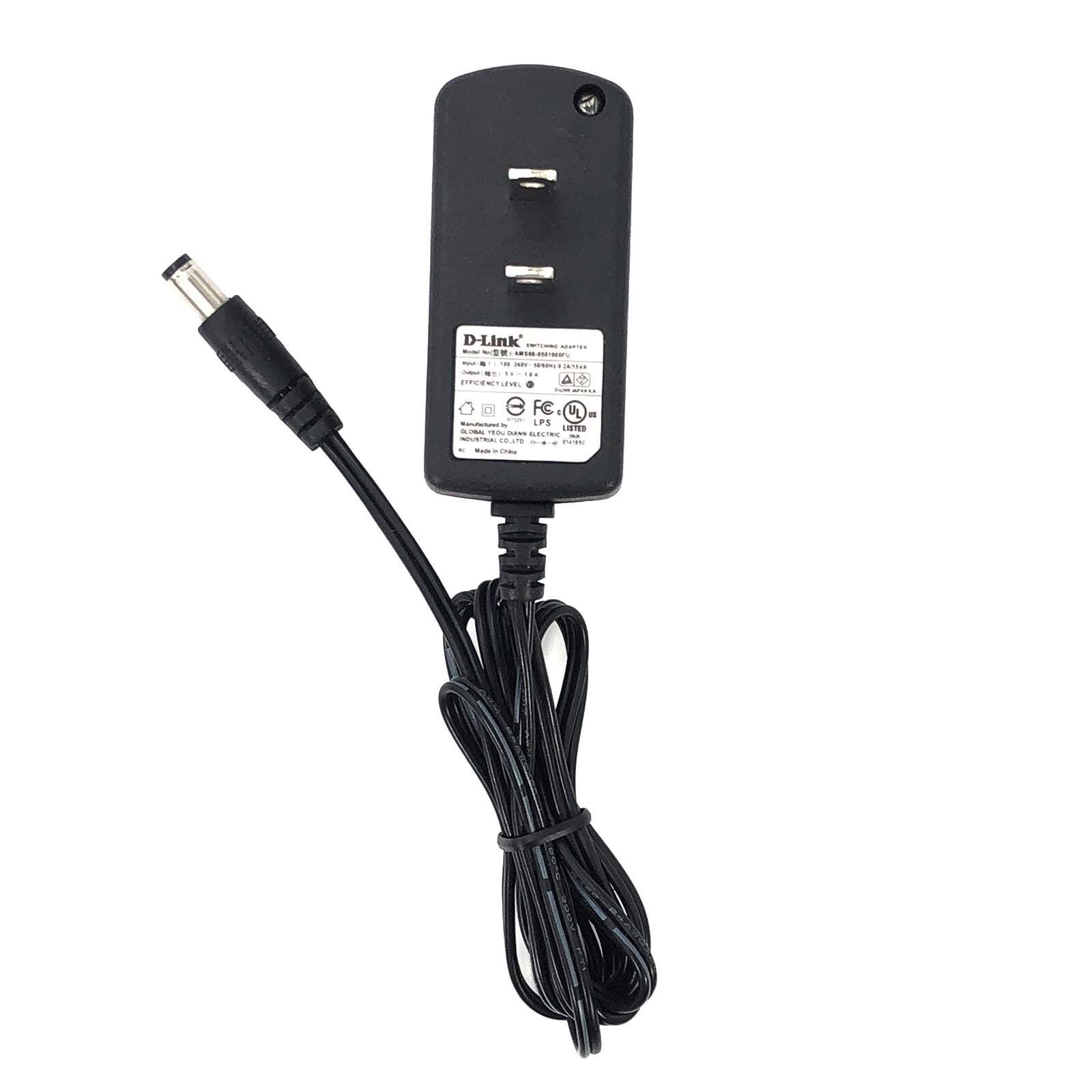 Genuine D-Link AMS66-0501000FU Wall Switching Power Supply Adapter 5V ...