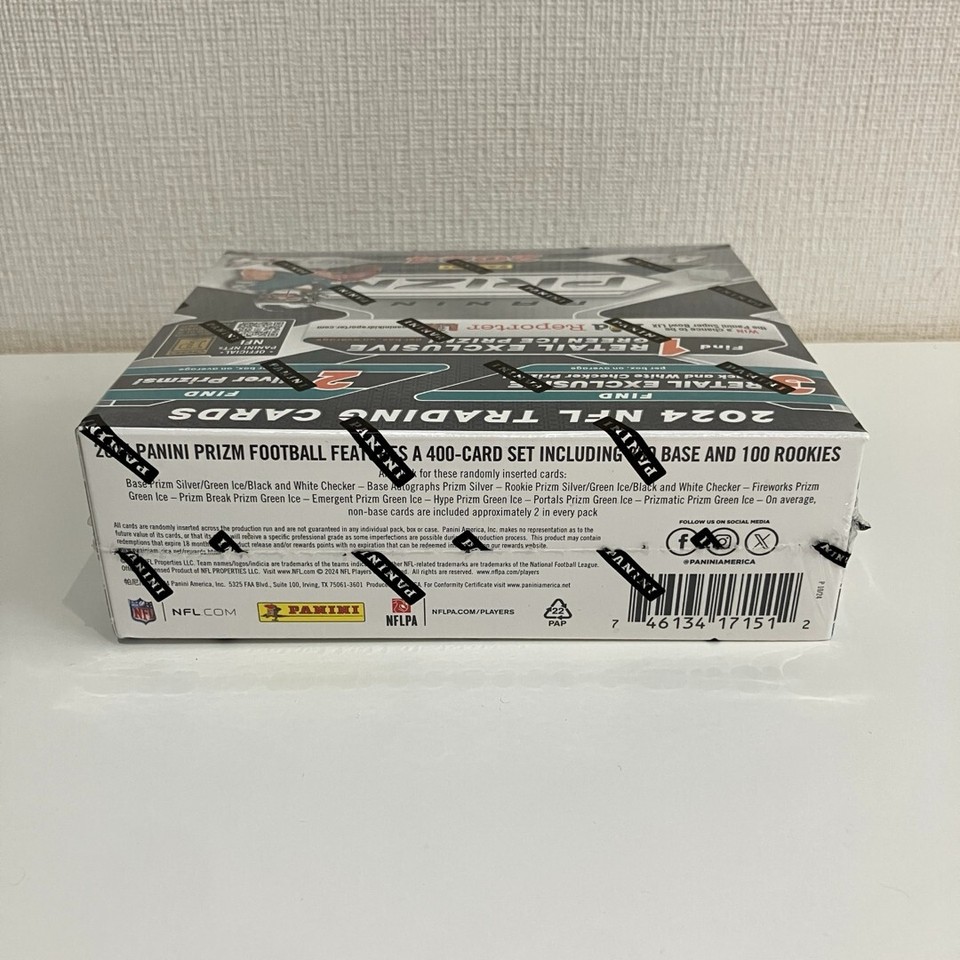 2024 Panini Prizm Football Retail Box Factory Sealed in Hand Display | eBay