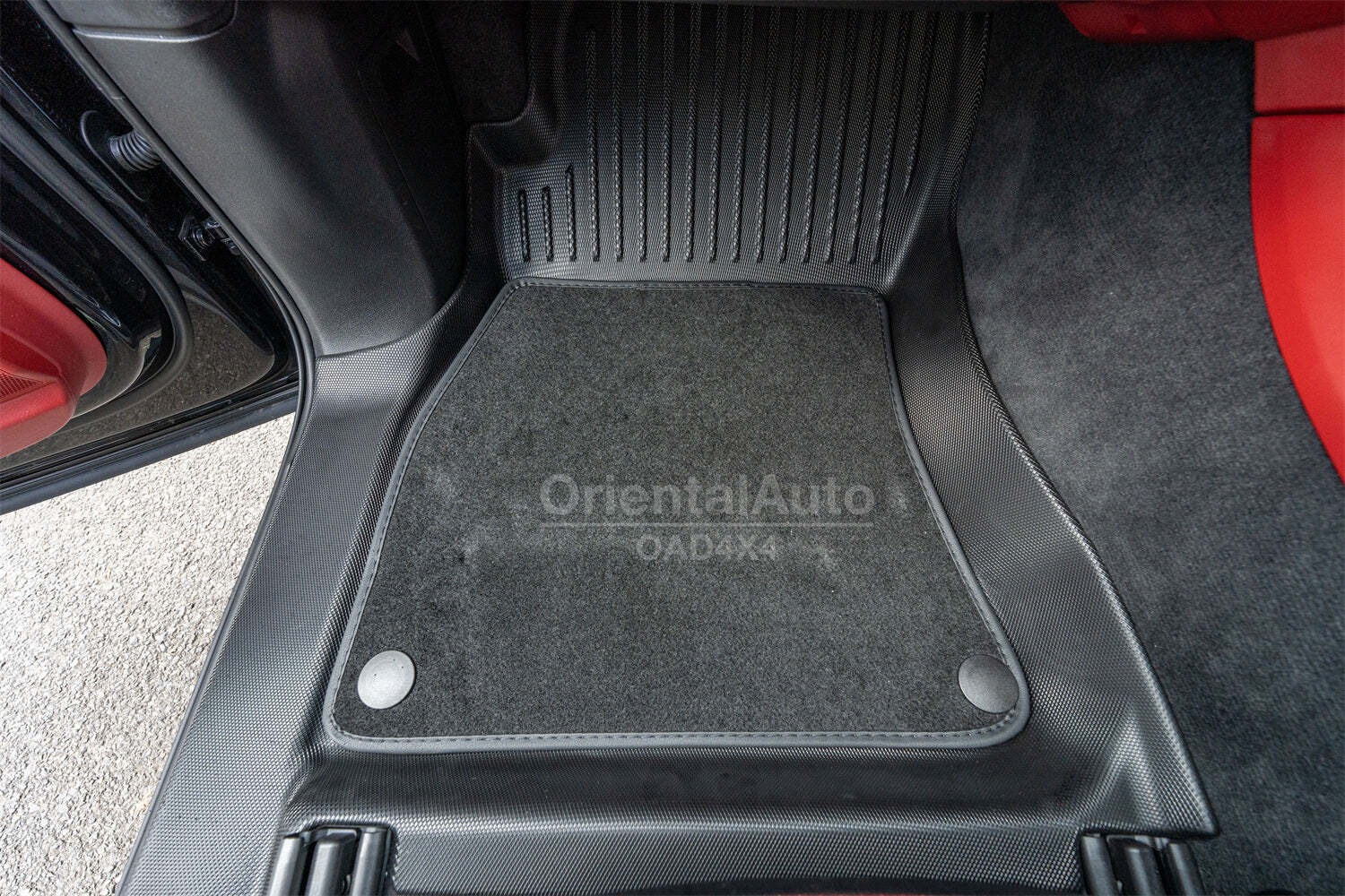 5D TPE Upper Carpet Floor Mats&3D Cargo Mat for Porsche Cayenne 9YA ...