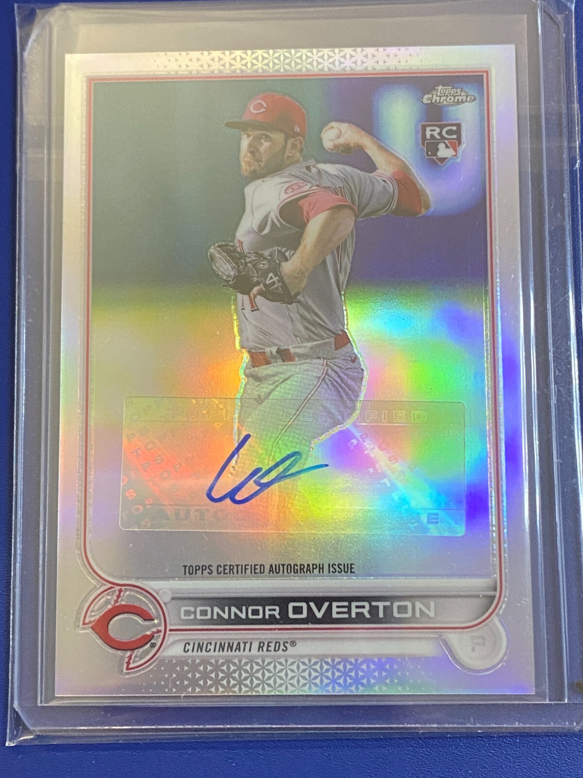 ⚾ 2022 Topps Chrome Baseball Auto Rookie #AC-CO Connor OVERTON ⚾ | eBay