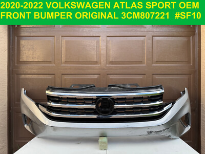 2020-2022 Volkswagen VW Atlas Sport Front Bumper cover OEM W/ GRILL ...