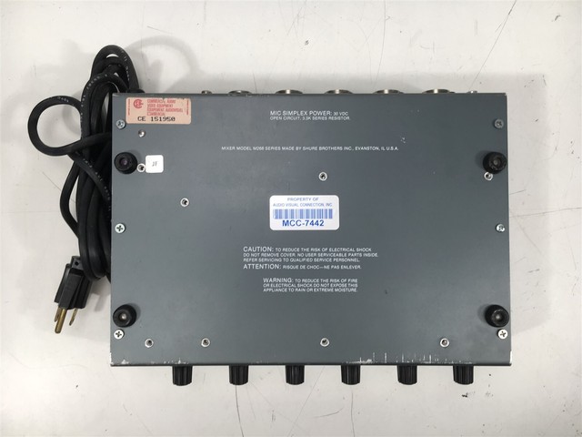 Shure M268 4 Channel Microphone Mixer Vintage Audio Equipment for sale ...