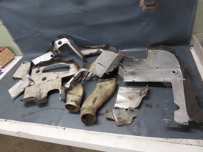 1960 CESSNA 210 AIRCRAFT CONTINENTAL ENGINE COOLING BAFFLES REPAIR OR ...