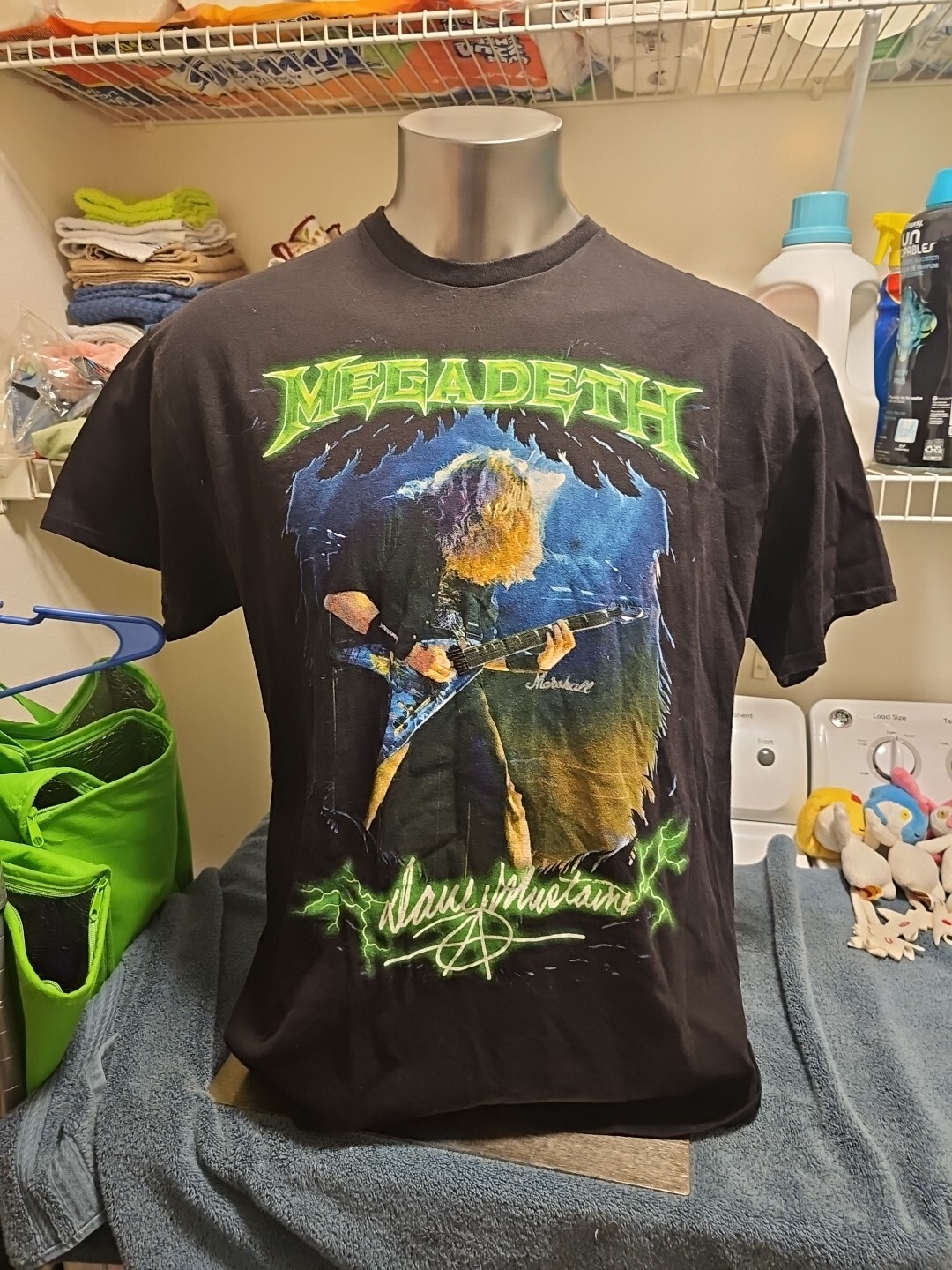 Vintage Megadeth Dave Mustaine Delta Pro-weight Tee T… - Gem