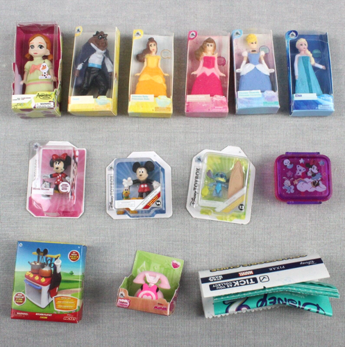 Zuru Disney Store Lot of 12 PRINCESS MICKEY MINNIE MIX Stitch Mini Toy ...