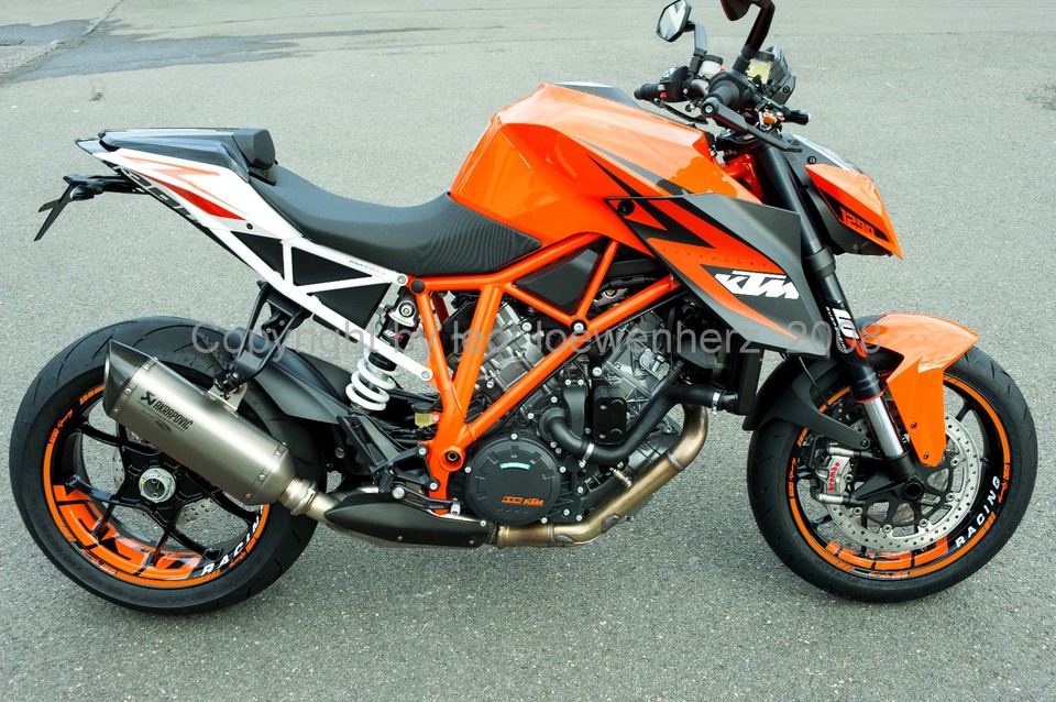 KTM 1290 SuperDuke SD R SDR GT Wheel Sticker Rim Stripes Decals Tape ...