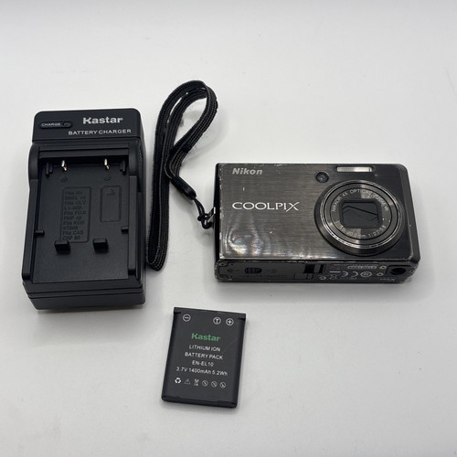 Nikon COOLPIX S600 10.0MP Compact Digital Point Shoot Camera grey ...