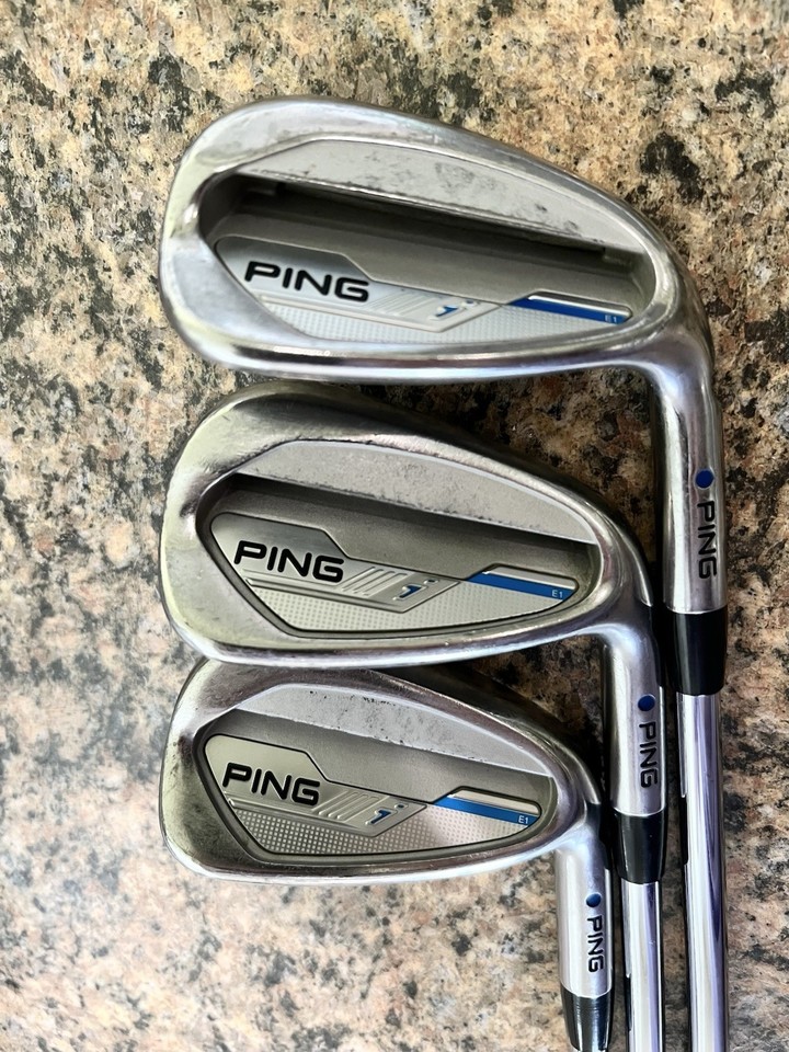Ping iE1 Irons 5-UW - Blue Dot - CFS STIFF Steel - 38” | eBay