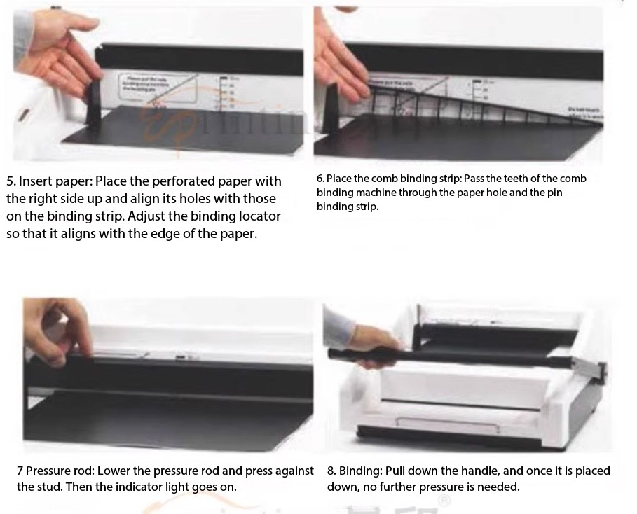 Staple Binding Machine 12-Tooth Perfect Binding Machine Hot Melt ...