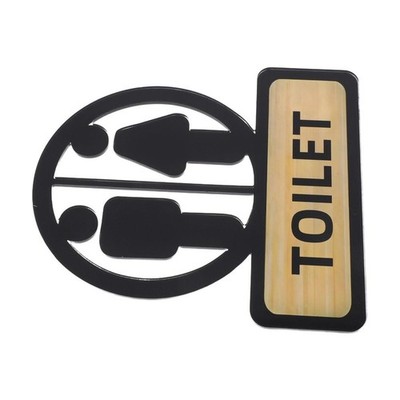 Restroom Door Sign | Men Women Toilet Signs | WC Restroom Signage ...