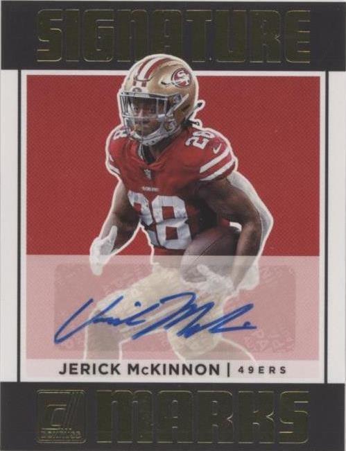 2018 Panini Donruss - Signature Marks Jerick McKinnon #SM-JMK (AU) for sale online | eBay