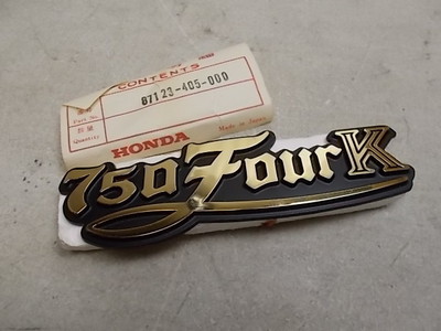 Honda NOS CB750, 1977, Side Cover Emblem, # 87123-405-000. S-118 | eBay