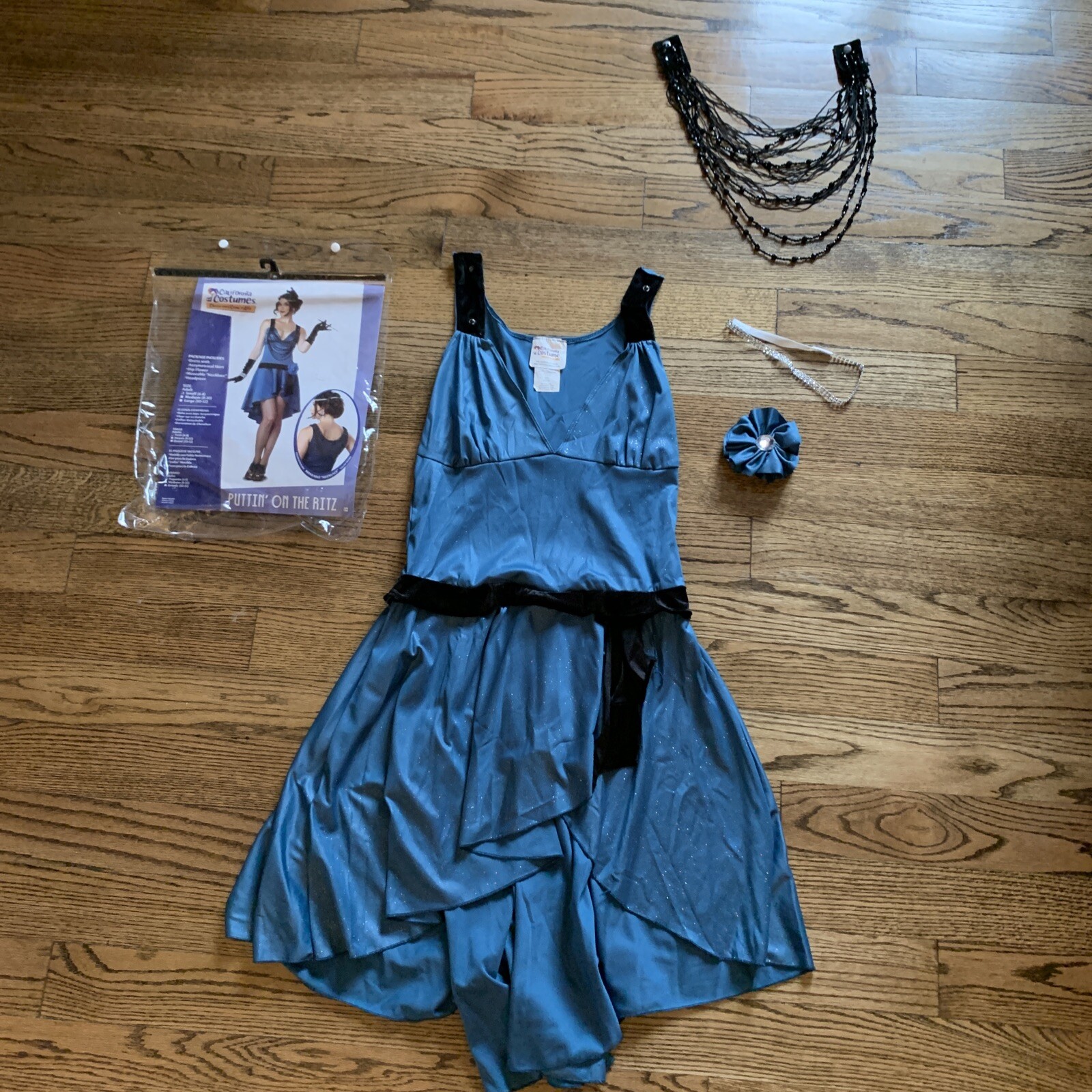 1920's Ritz Flapper Adult Women Halloween Costume Tea… - Gem