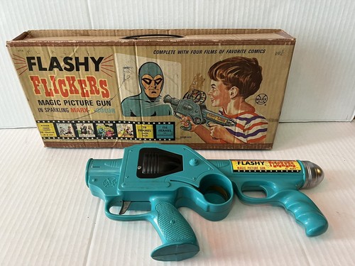 1965 MARX Toys Flashy Flickers Magic Picture Gun W/Original Box *RARE ...