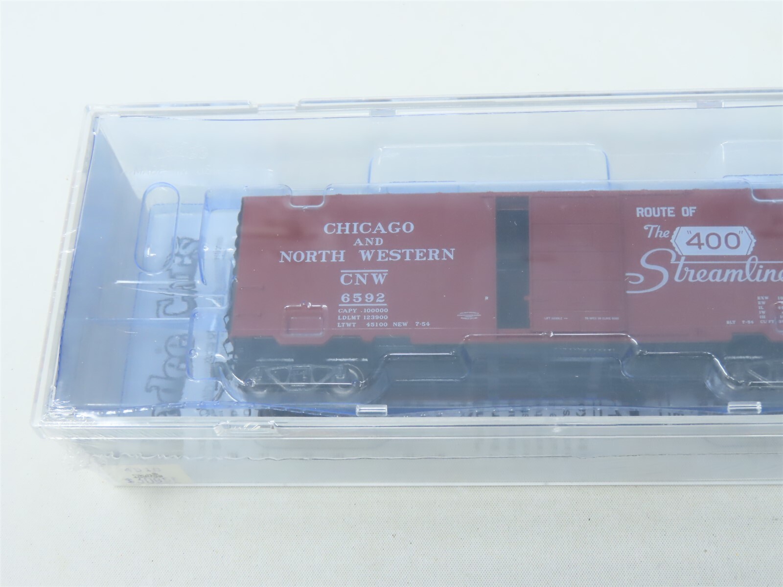 HO Kadee Cars #4510 CNW Route Of The 400 Streamliners 40' Box Car #6592 ...